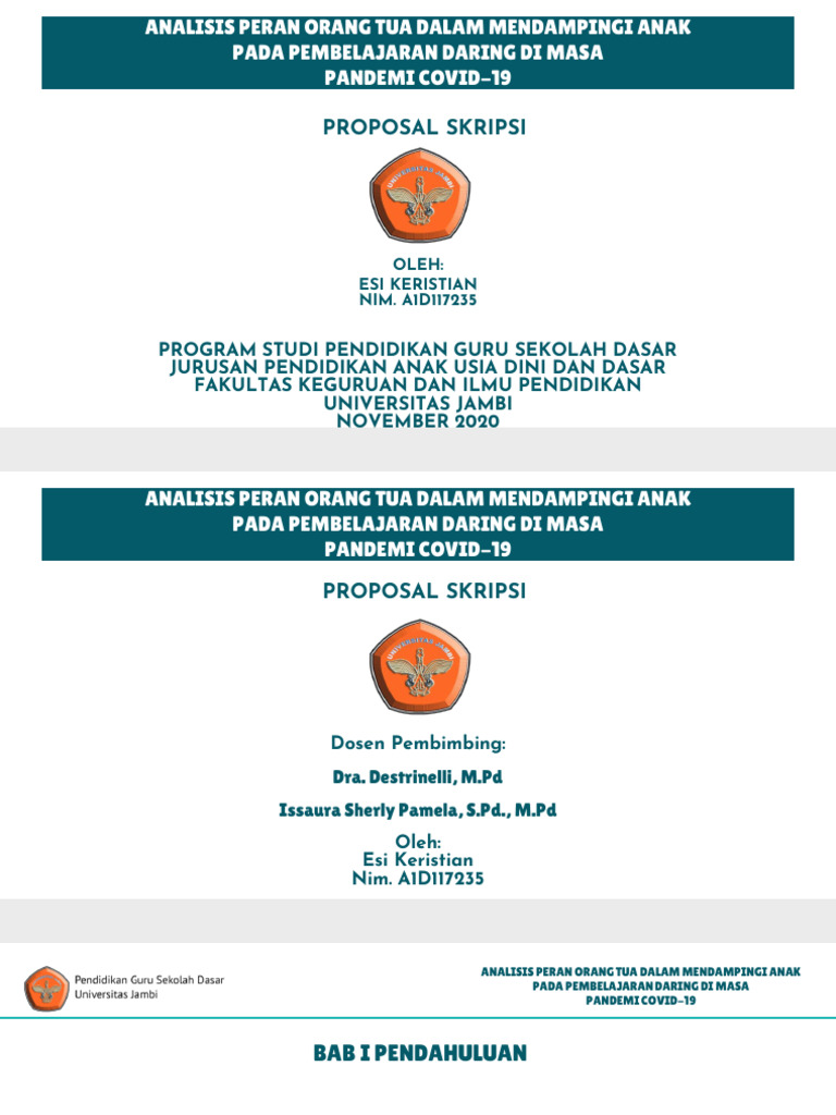 PPT PROPOSAL SKRIPSI | PDF