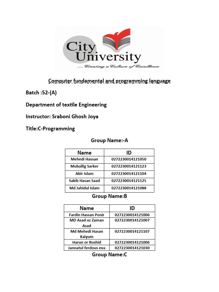 Computer Fundamental and Programming Language | PDF Computer Fundamental and Programming Language | PDF