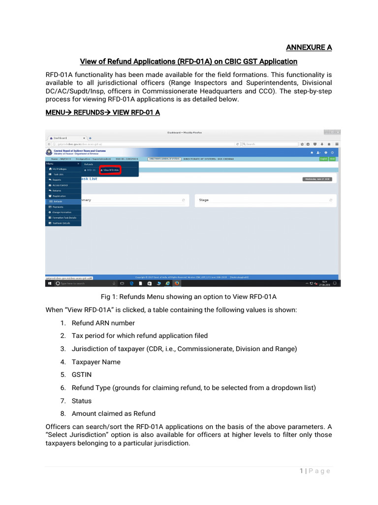 RFD Detailed Advisory | PDF