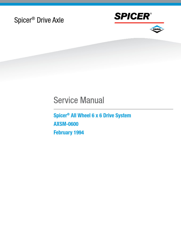 Axsm 0600 | Download Free PDF | Manual Transmission | Axle