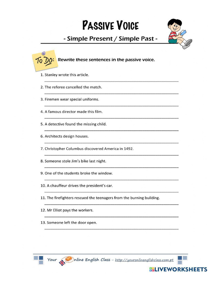 Passive Voice Present Past Simple | PDF