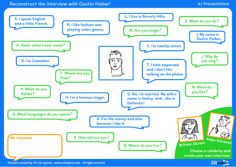 A1 Presentation Simple Interview Activity Affkjh | PDF