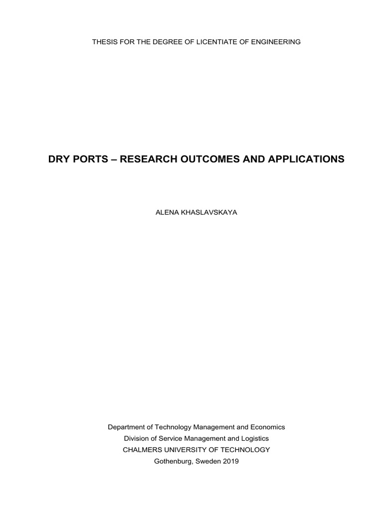 Fulltext | PDF | Port | Transport