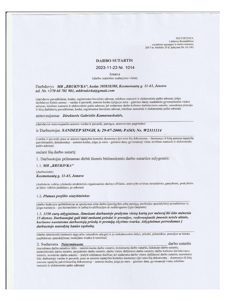 Sandeep Permit-1 | PDF