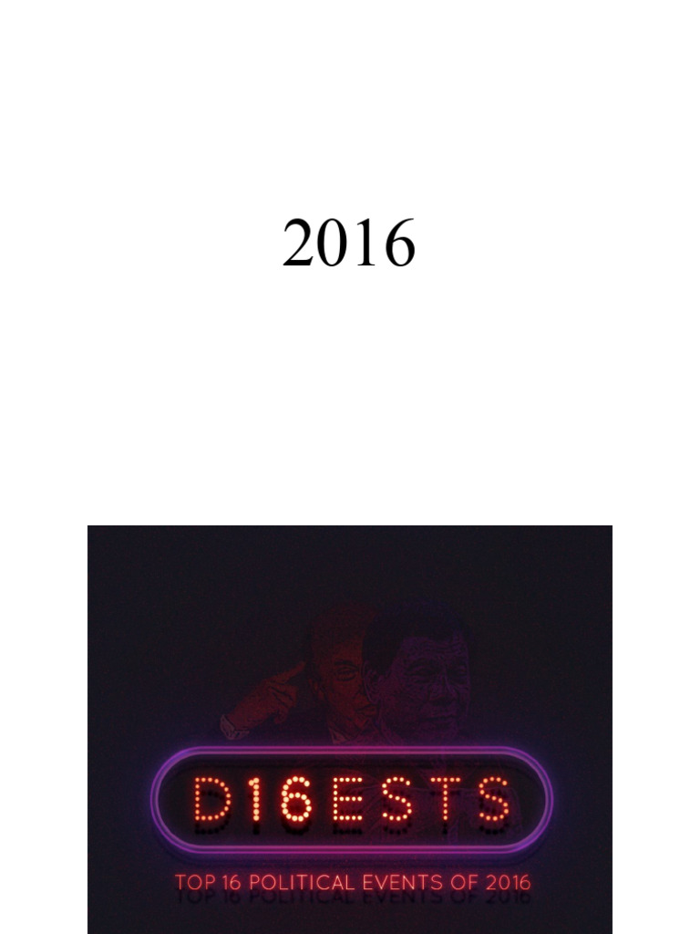 2016 Global Events Overview | PDF | Recep Tayyip Erdoğan | Iran