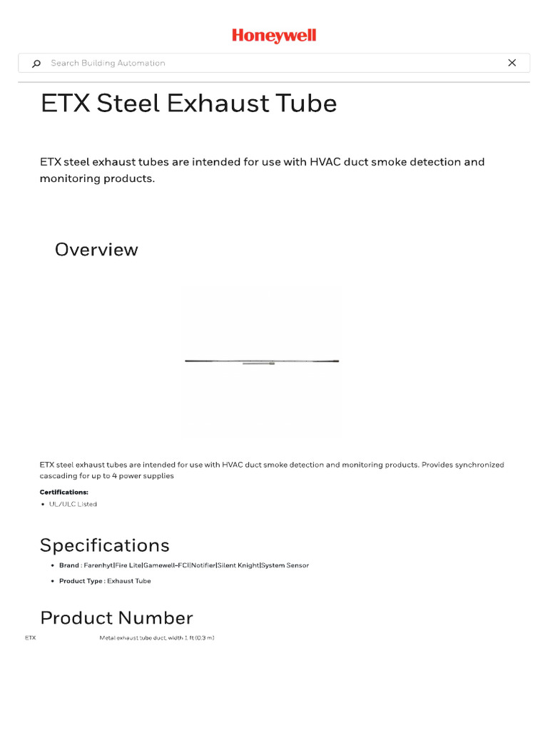 InnovairFlex Exhaust Tube, Steel, ETX | PDF
