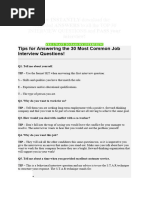 Top 25 Interview Questions and Answers PDF | PDF | Question | Employment
