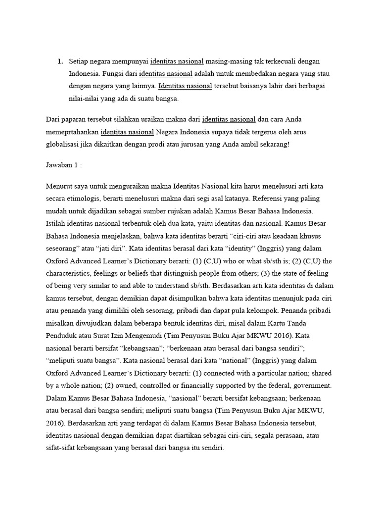 Tugas 2 PKN | PDF | Karier & Perkembangan | Ilmu Sosial