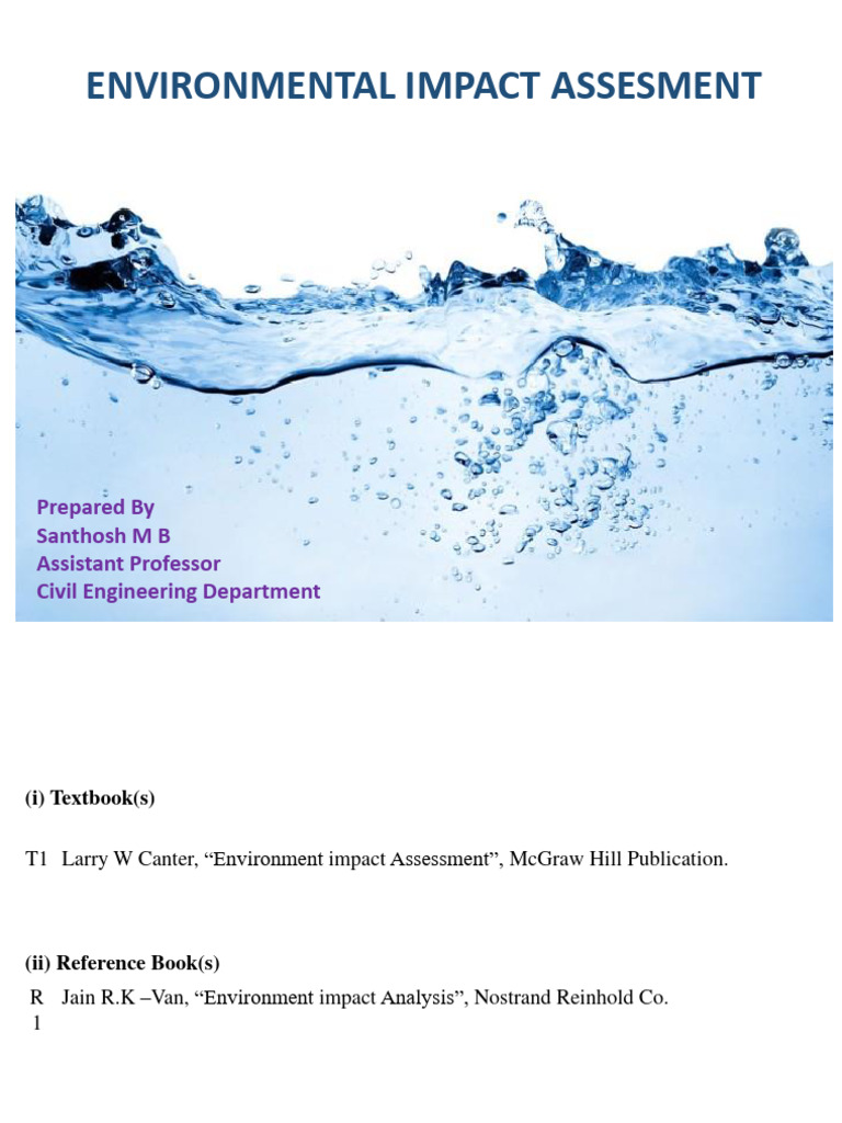 Unit 1 | Download Free PDF | Environmental Impact Assessment | Policy