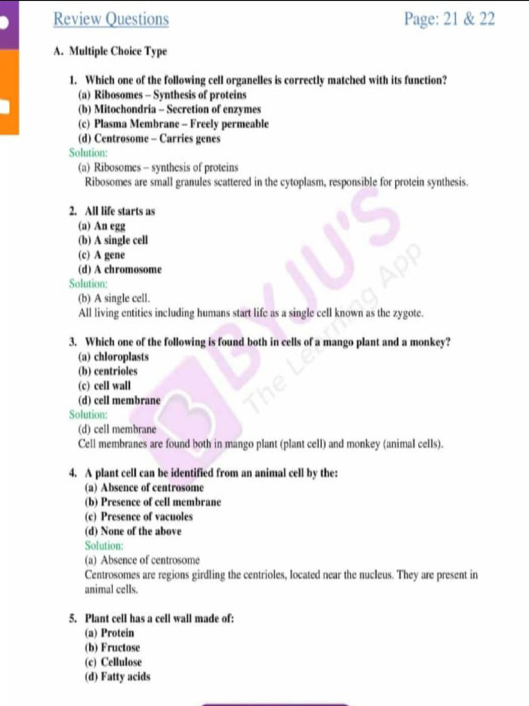 Biology Class 9 CH 2 | PDF
