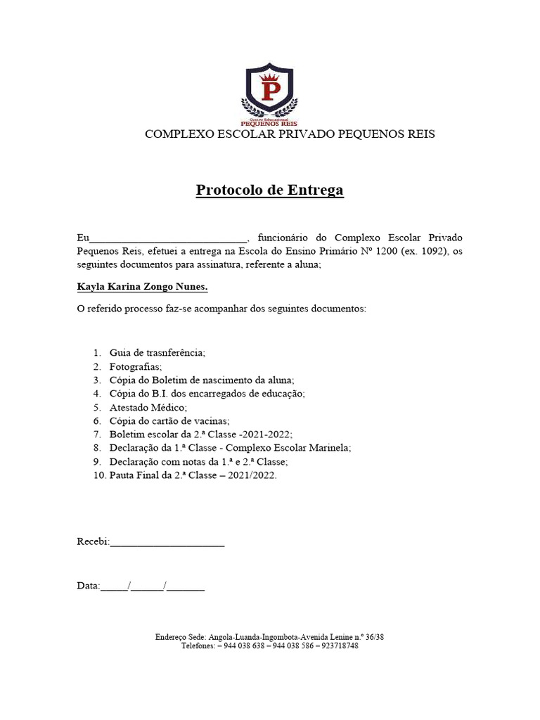 Protocolo | PDF