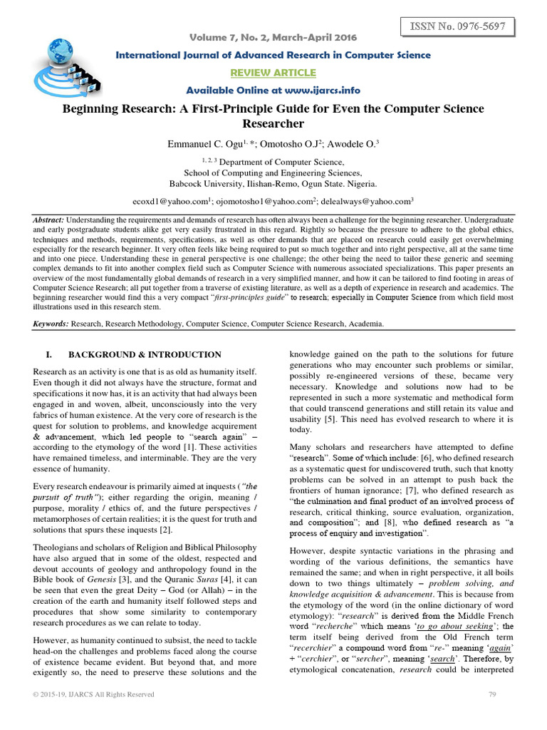 Paper Online Corrected by Me | PDF | Knowledge | Methodology