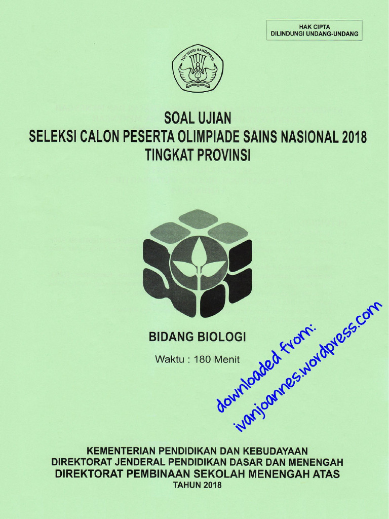 OSP Biologi 2018 | PDF