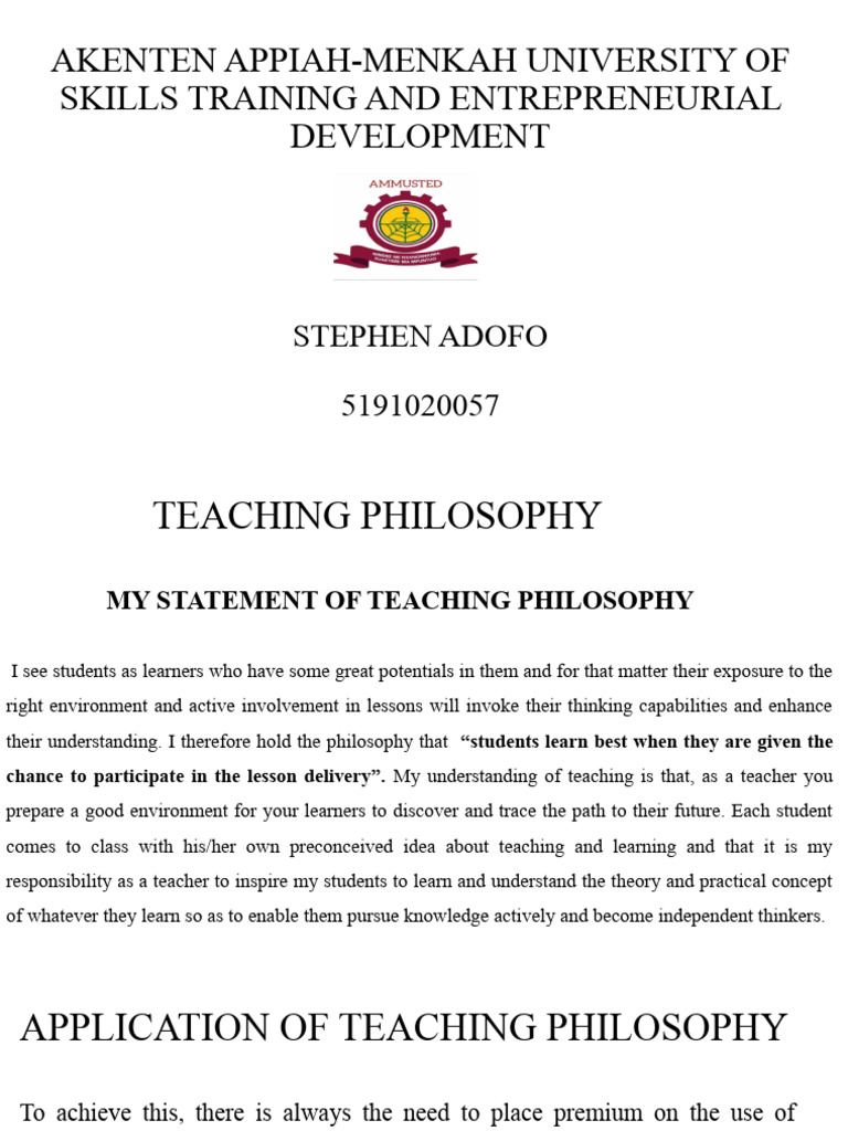Post Internship | PDF | Learning | Teachers