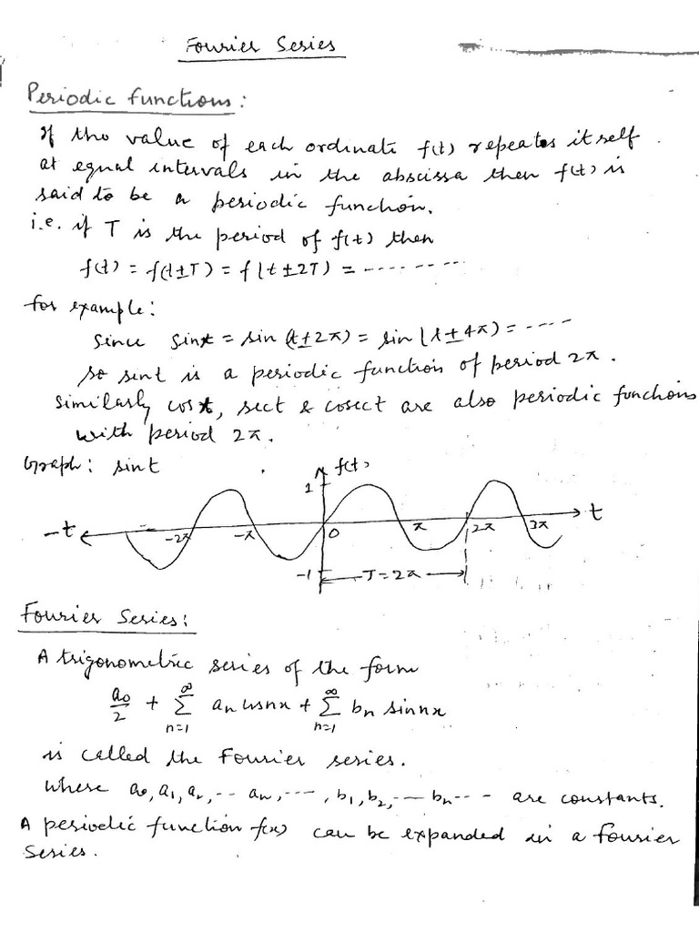 Fourier Series 1 | PDF
