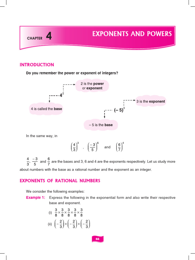 GR 7 Exponents and Base | Download Free PDF | Exponentiation | Division (Mathematics)