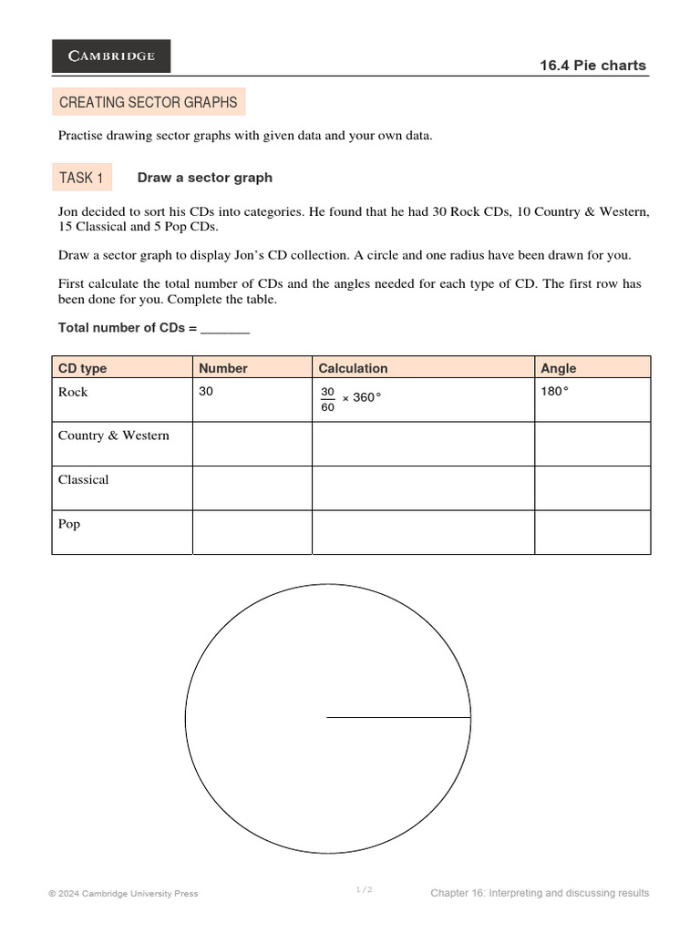 Creating Sector Graphs | PDF | Chart | Pie Chart