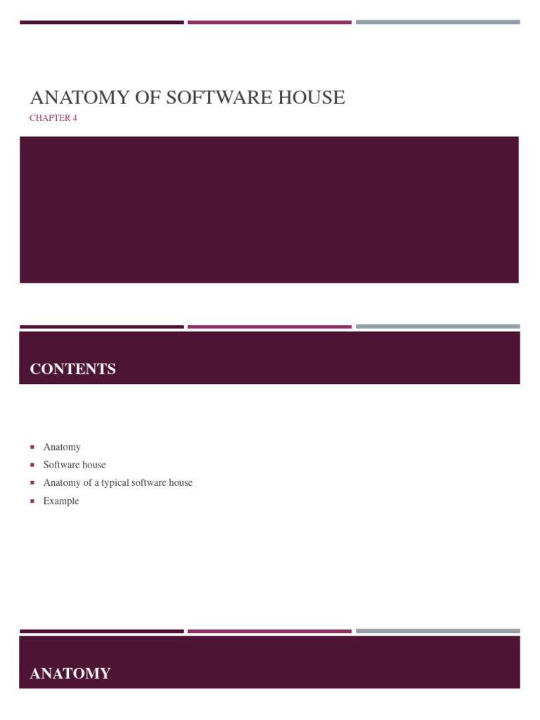 Anatomy of Software House | PDF | Sales | Board Of Directors