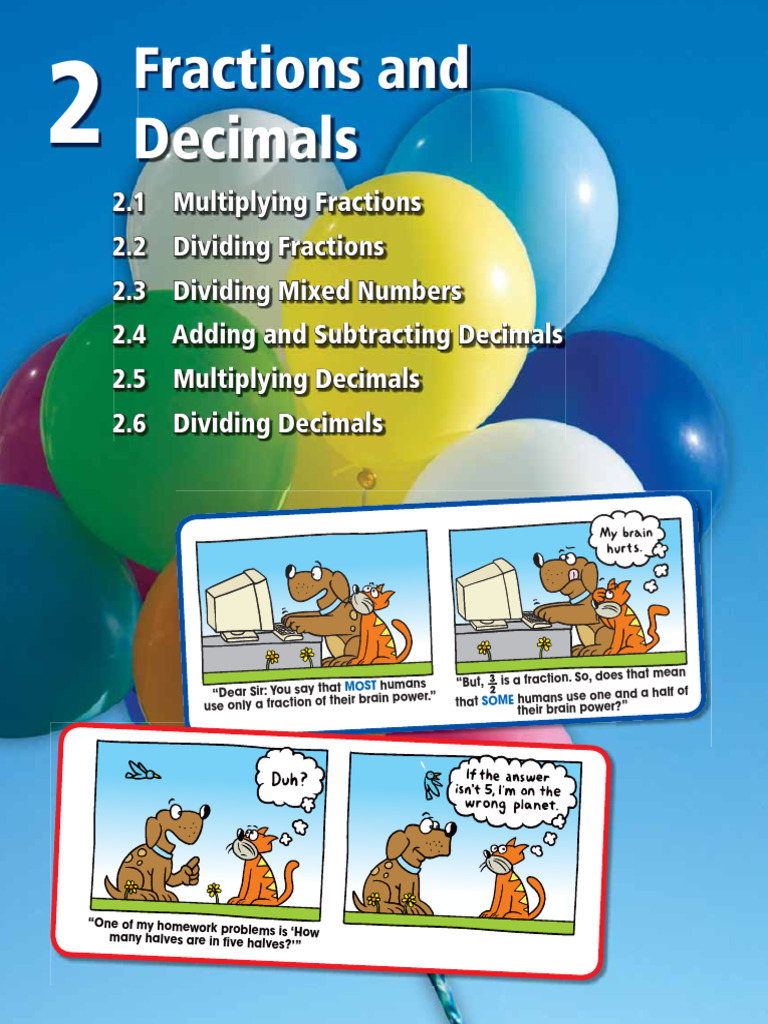 Ch. 2 Fractions and Decimals | PDF | Elementary Mathematics | Mathematics