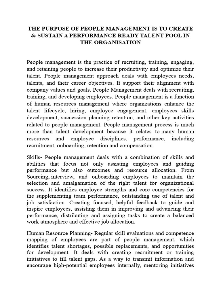 Pem 1 | PDF | Employee Retention | Human Resources