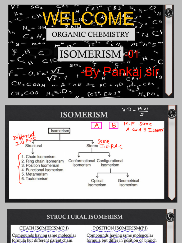 Isomerism 01 - Complete Concept of Structural Isomerism - Class 11 ... Isomerism 01 - Complete Concept of Structural Isomerism - Class 11 ...