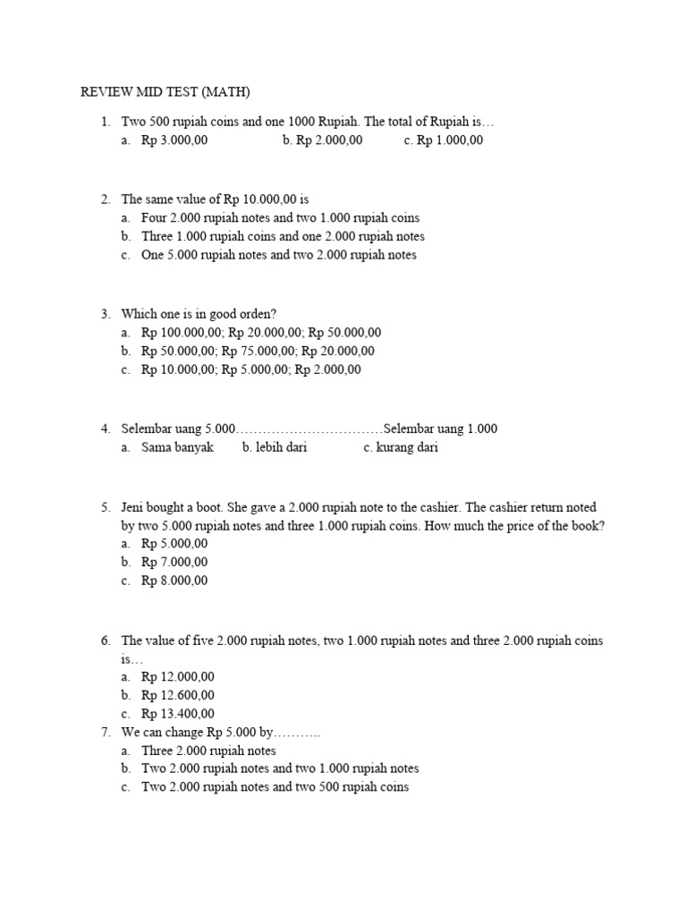 Review Mid Test Pdf Shadow