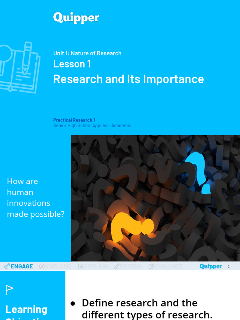 Final (PPT) - pr1 11 - 12 q1 0101 - Unit 1 - Lesson 1 - Research and ...