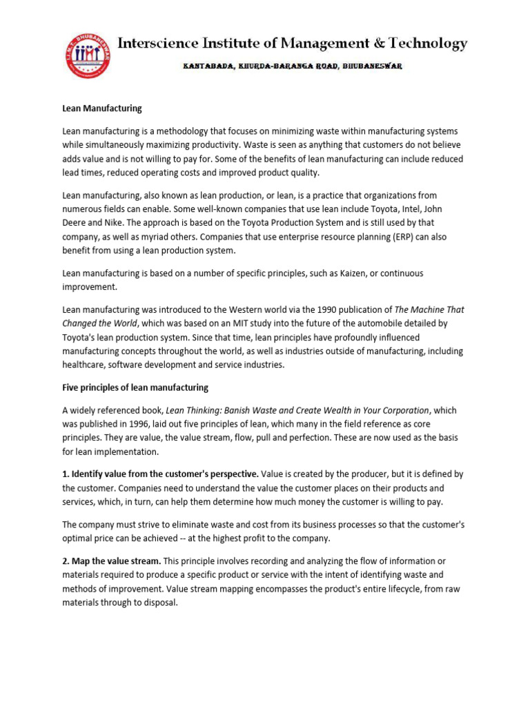 SCM Combined Unit 3&4 | PDF | Lean Manufacturing | Logistics