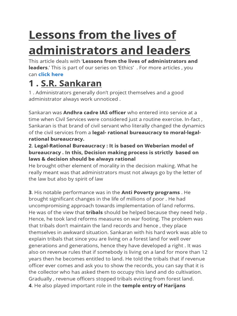 Admin Lessons | PDF | Bureaucracy