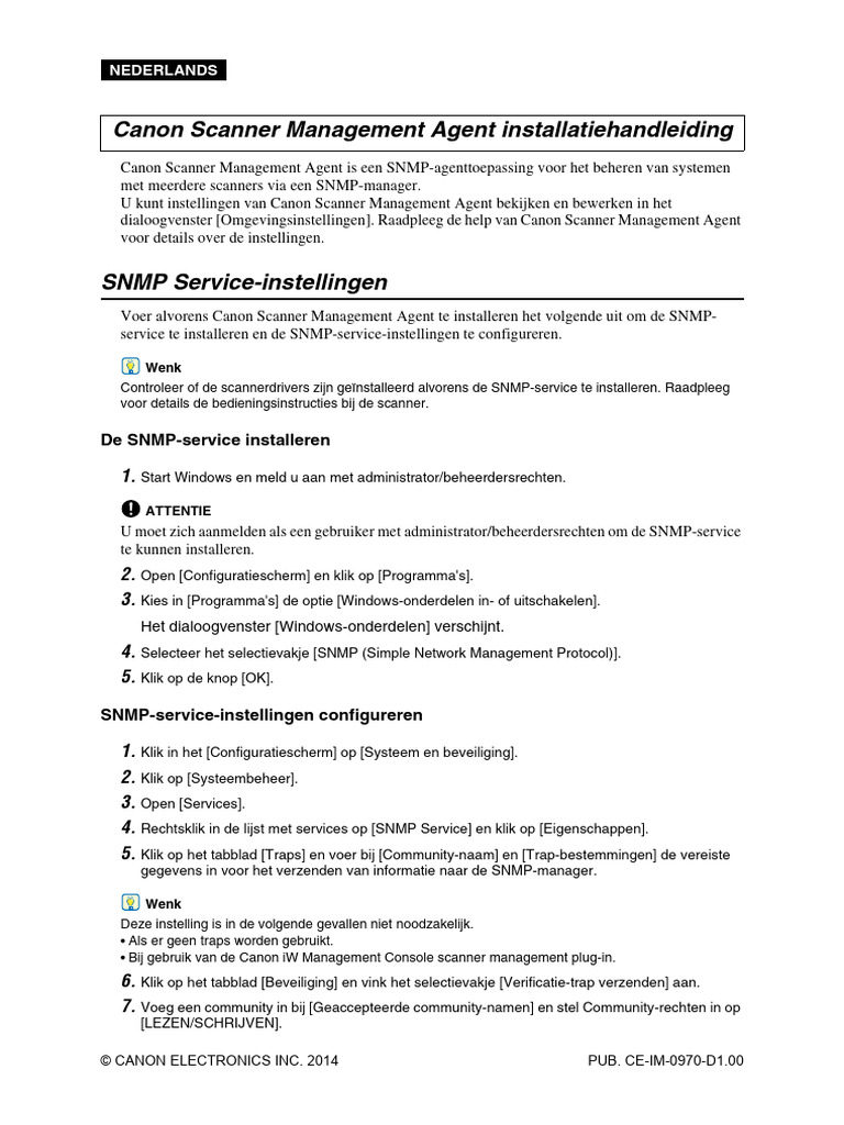 Setup Guide - Dutch | PDF