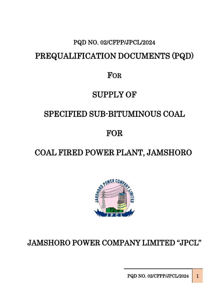 Coal Jamshoro Plant 1.pdf.crdownload | PDF | Procurement | Supply Chain