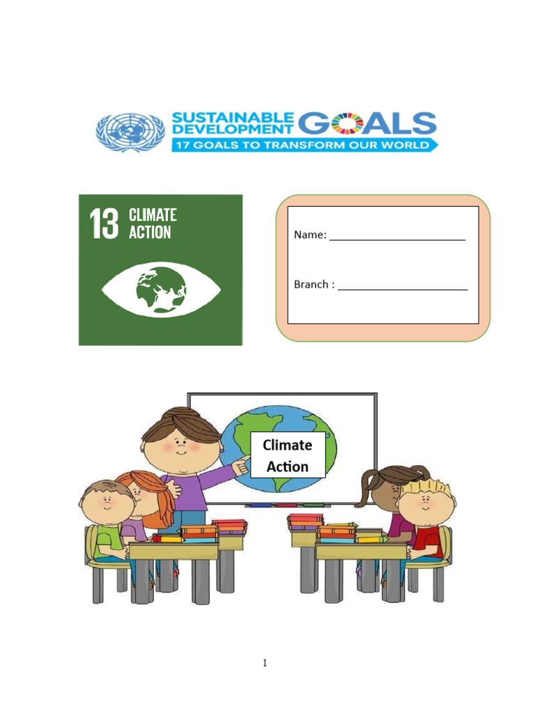 SDG 13 | PDF | Climate Change | Natural Environment
