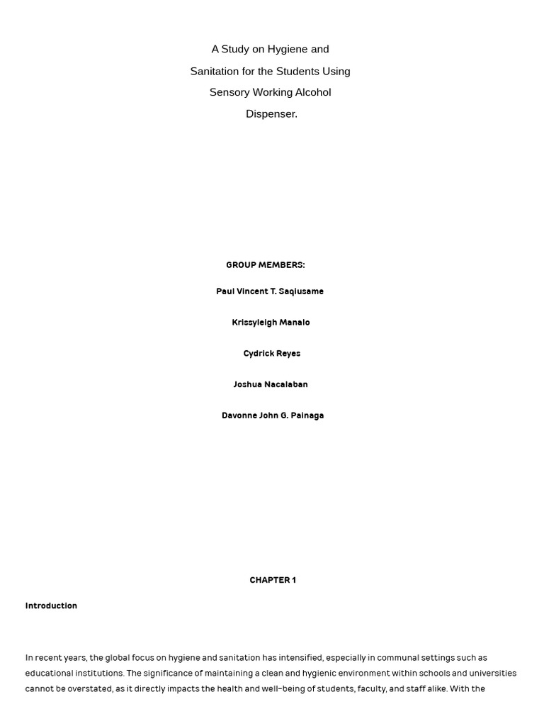 IMRAD-FORMAT - Docx 20240506 153901 0000 | PDF | Hygiene | Infection