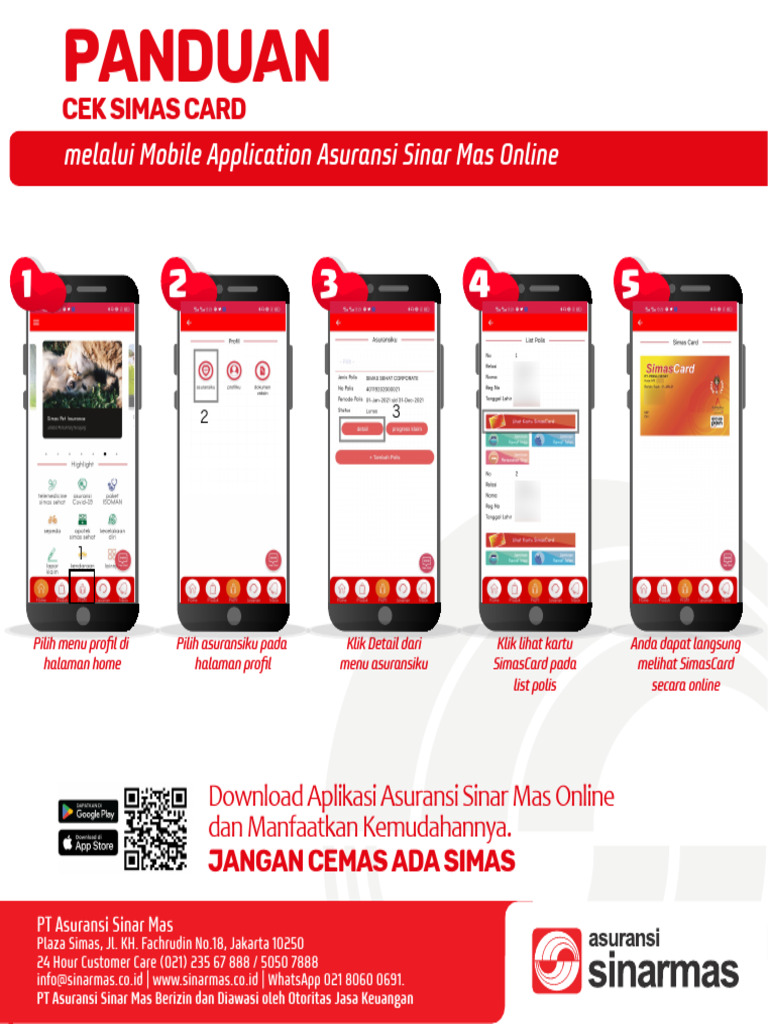 Cek Simas Card Asuransi Sinar Mas Online | PDF