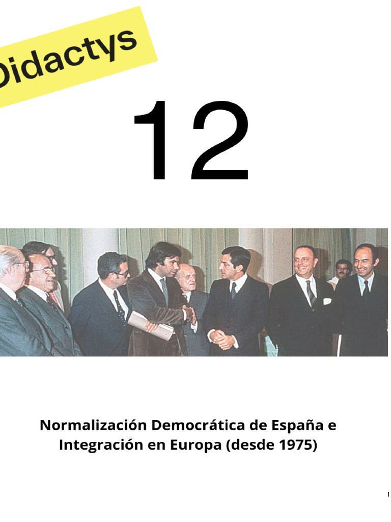 Tema 12_ La Transición a La Democracia | PDF | España | Democracia