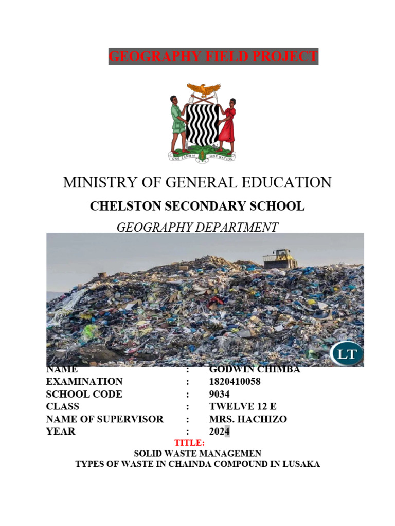 Solid Waste Management in Chanda Compound | PDF