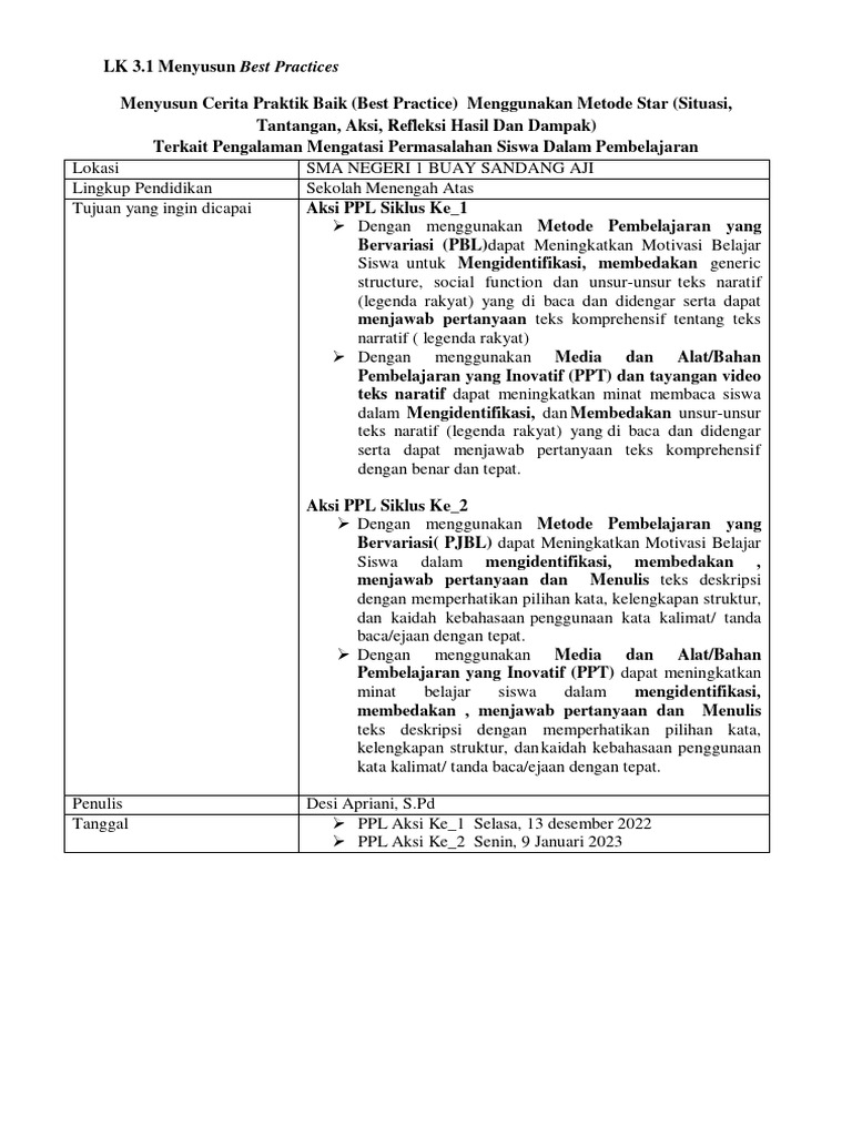 Best Practice Desi | PDF