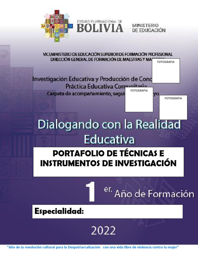 TEC. e INSTRUMENTOS PARA LA PEC 1ro 2022 | PDF | Comunidad | Salón de ...