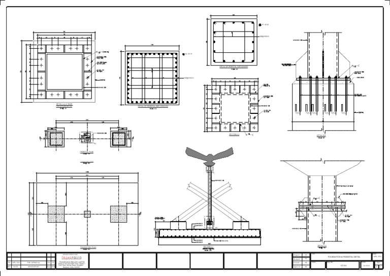 Foundation & Pedestal Detail | PDF