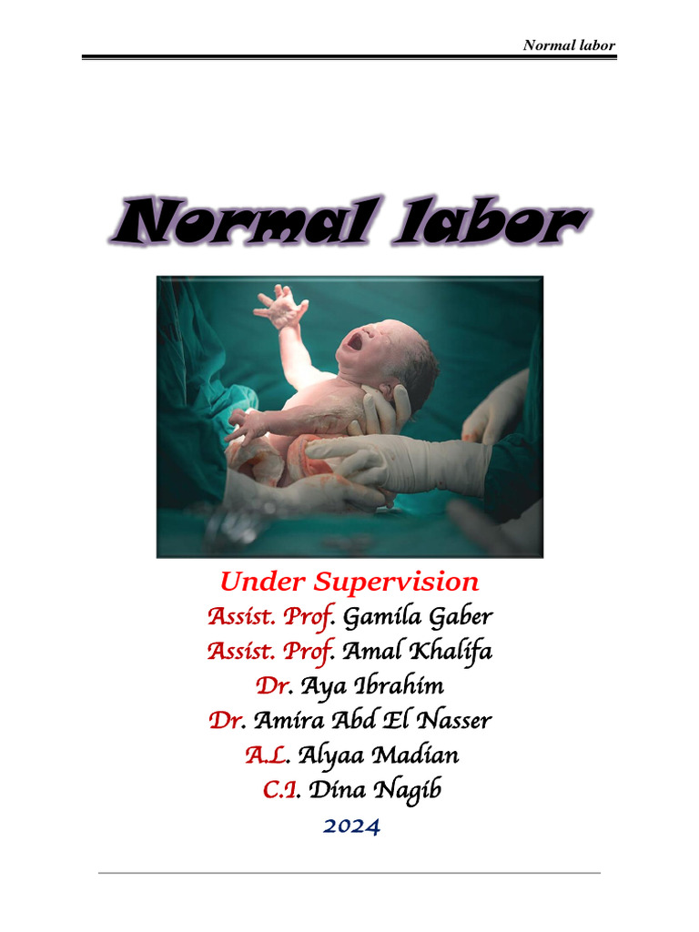 Normal Labor Final - 1 | PDF | Childbirth | Pregnancy