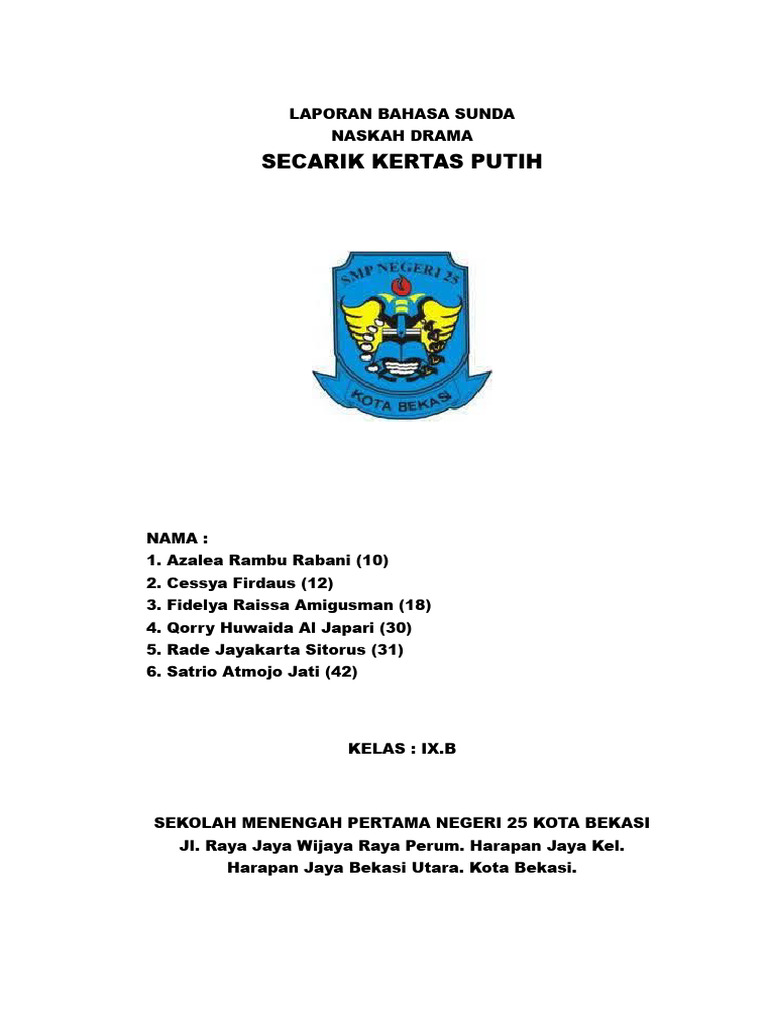 SECARIK KERTAS PUTIH Part 2 | PDF