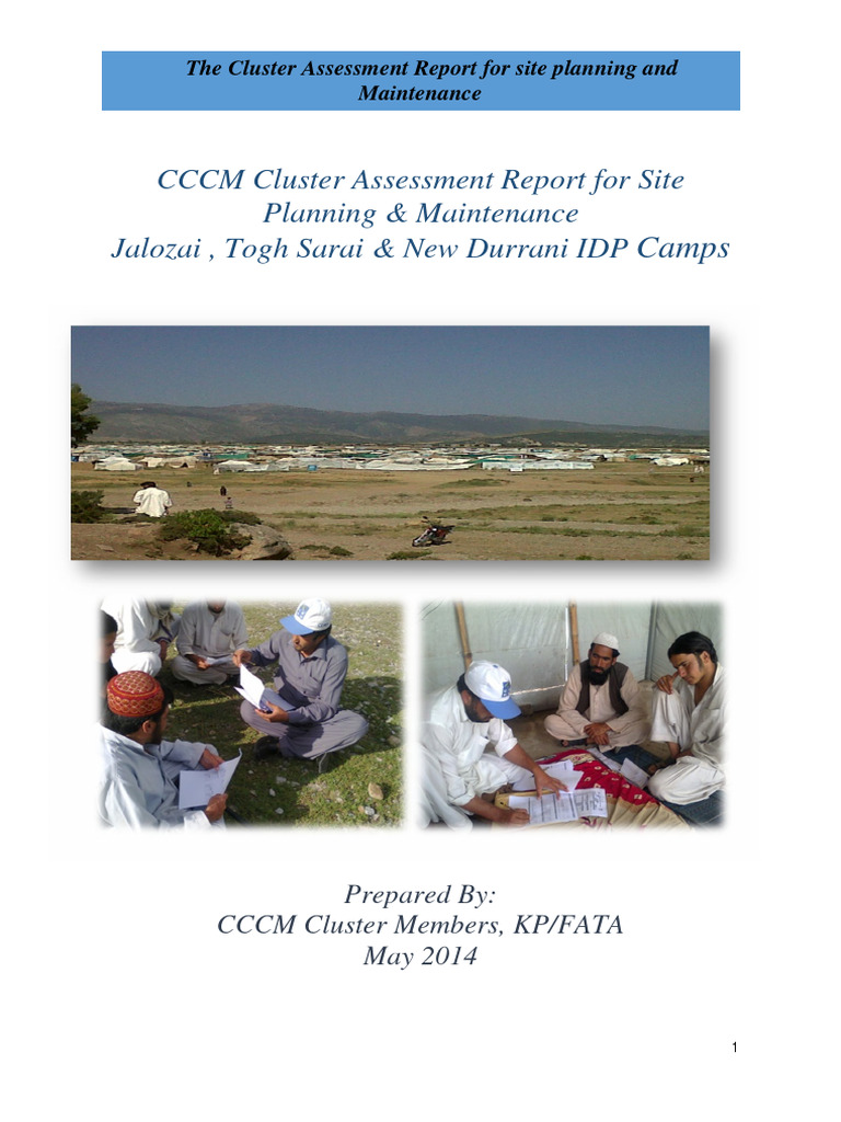 Final Assessment Report May 2014 - CCCM Cluster | PDF | Internally Displaced Person | Wash