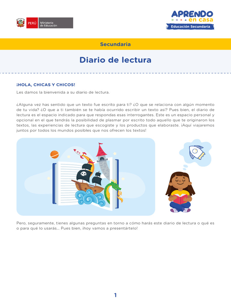Diario de Lectura Secundaria | PDF