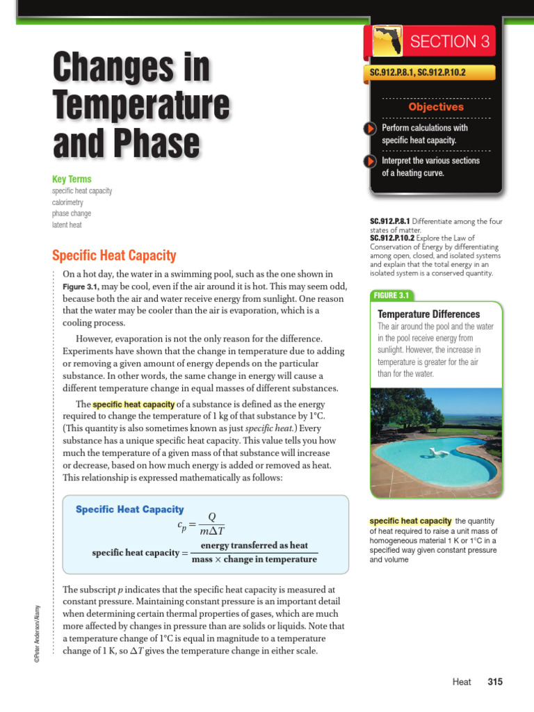 Chapter 9.3 Textbook | PDF | Latent Heat | Heat