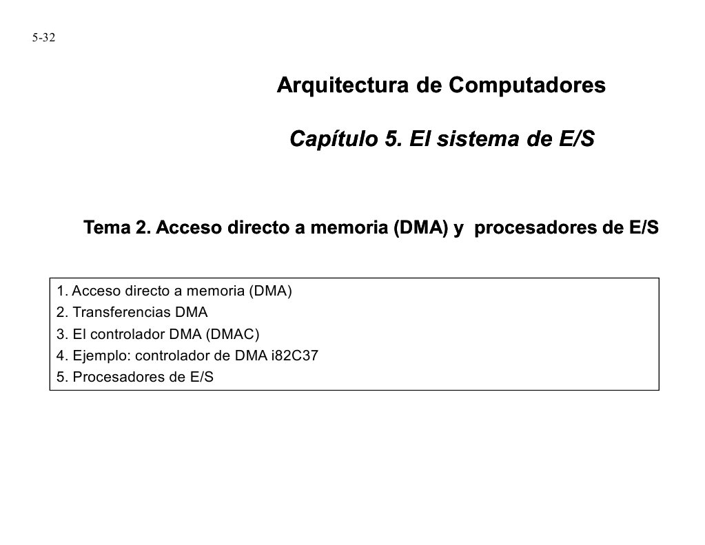 Cap 7 DMA | PDF | Unidad Central de procesamiento | Memoria del ordenador