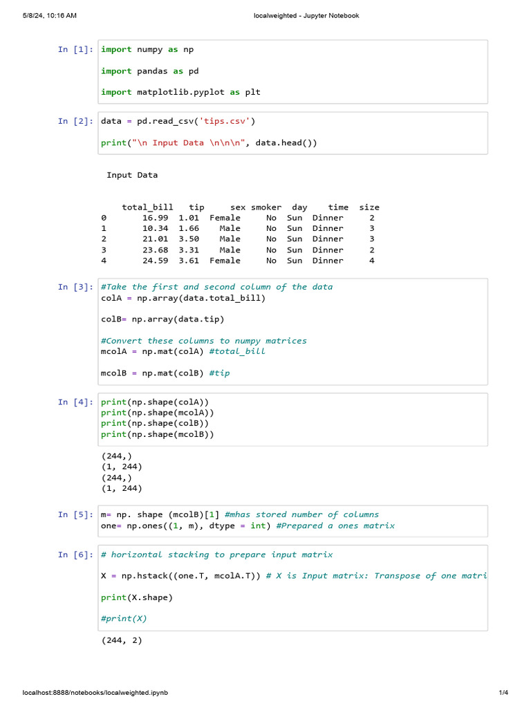 Localweighted - Jupyter Notebook | PDF | Mathematical Analysis | Functional Analysis