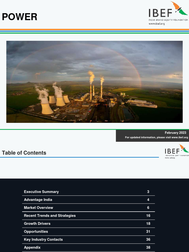 India's Power Sector Overview 2023 | PDF | Renewable Energy ...