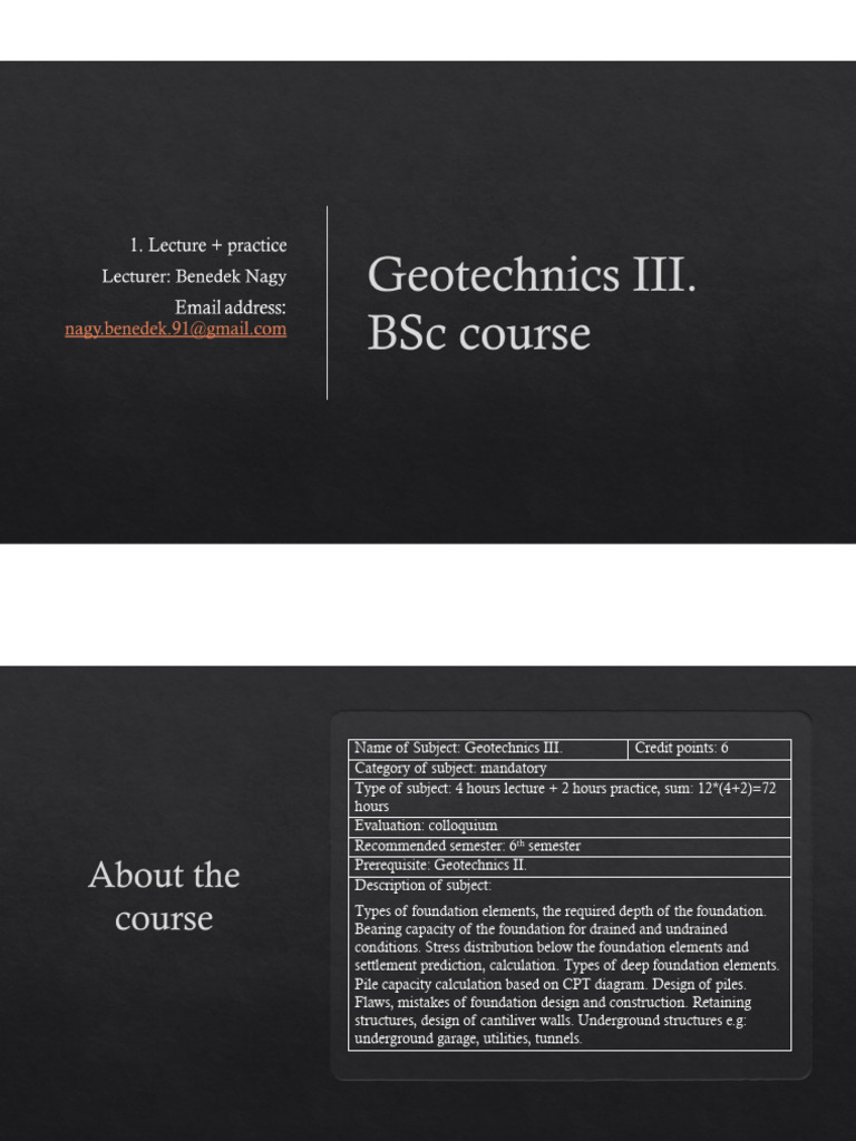 Advanced Geotechnics: Foundations Design | PDF | Deep Foundation ...