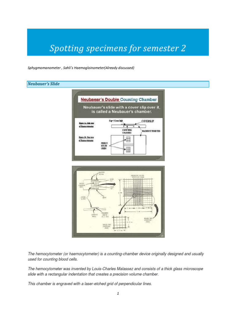 Spotting Sem 2 | Download Free PDF | Medical Specialties | Clinical Medicine