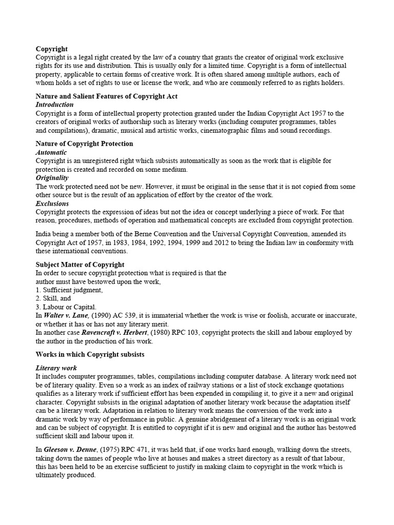 Copyright | PDF | Copyright | Justice